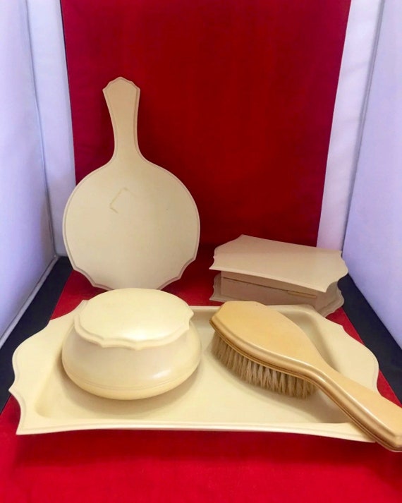 Vintage Duberry Pyralin French Ivory Celluloid Beauty Vanity - Etsy