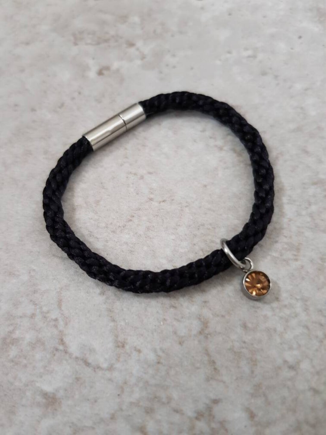 November Birthstone Bracelet, Custom Birthday Jewellery, Personalised ...