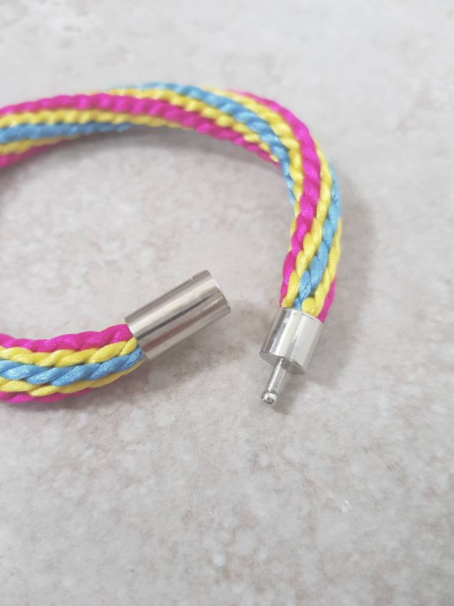 Pansexual Bracelet Pan Pride Flag LGBT Wristband - Etsy UK