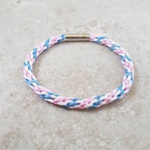 Transgender Bracelet, Trans Flag Ankle Bracelet, Transgender Pride ...