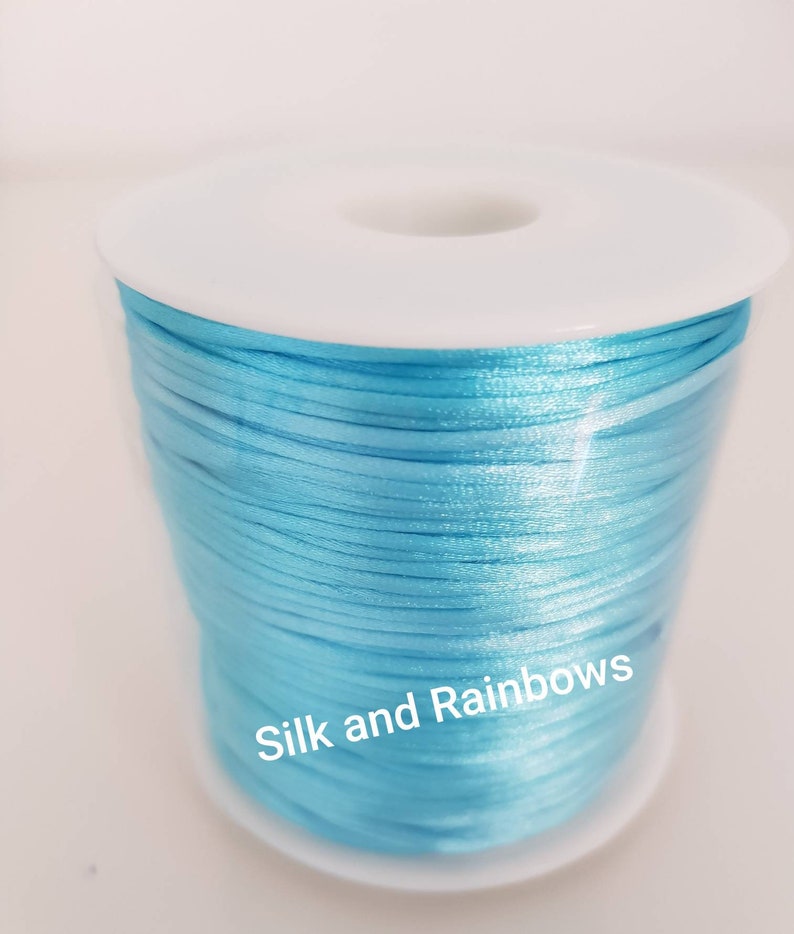 Rattail Sik Cord 1mm, Nylon Satin Cord, Chinese Knotting, Faux Silk ...
