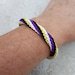 Non Binary Bracelet, Nonbinary Flag, LGBTQIA Jewellery - Etsy UK