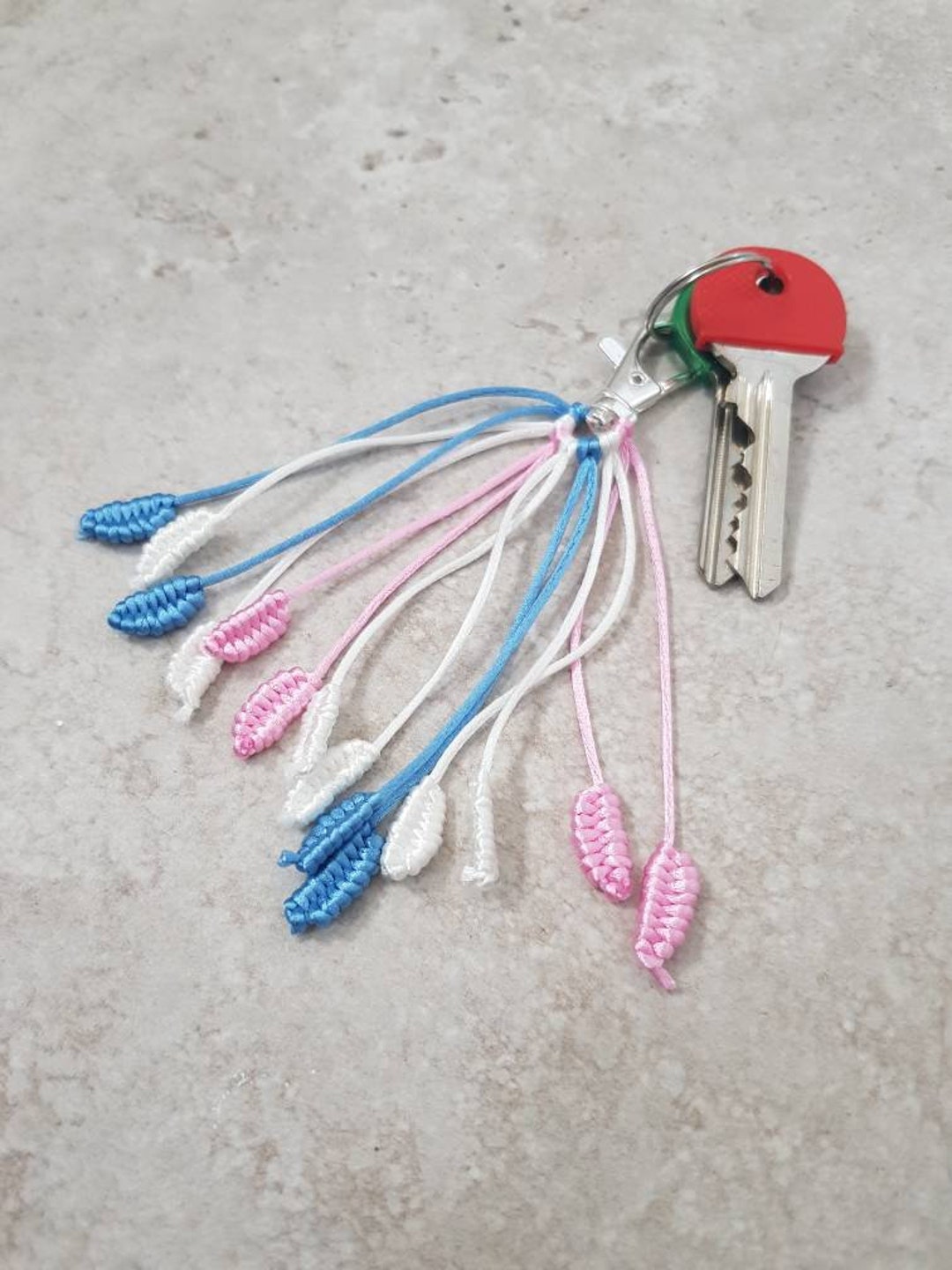 Transgender Keyring, Trans Pride Keychain, Trans Flag Bag Charm, LGBT ...