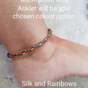 Transgender Bracelet, Trans Flag Ankle Bracelet, Transgender Pride ...