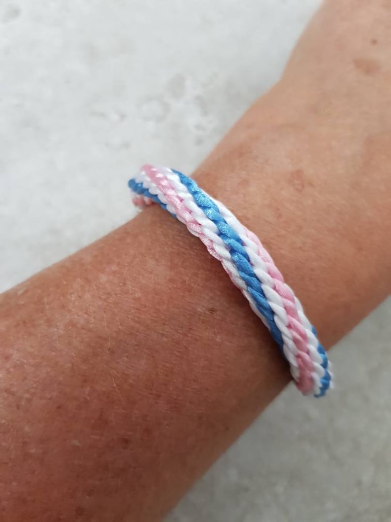Transgender Bracelet Trans Pride Flag Bracelets LGBTQ - Etsy