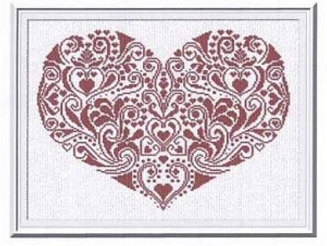 Gioia in Cuore Cross Stitch Chart by Alessandra Adelaide Needleworks - Etsy