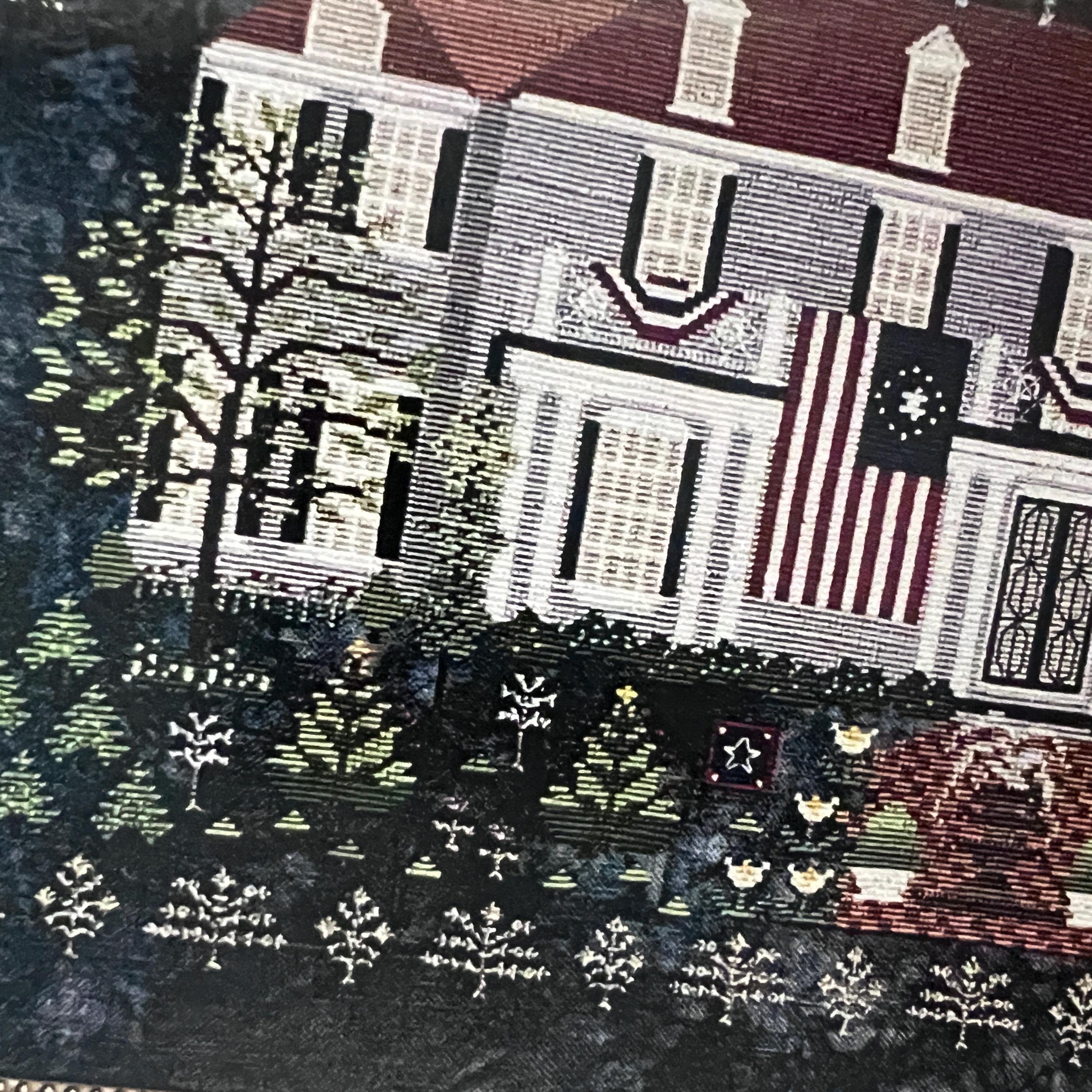 Celebrate Cross Stitch Pattern – Patriotic Colonial House – Happy ...