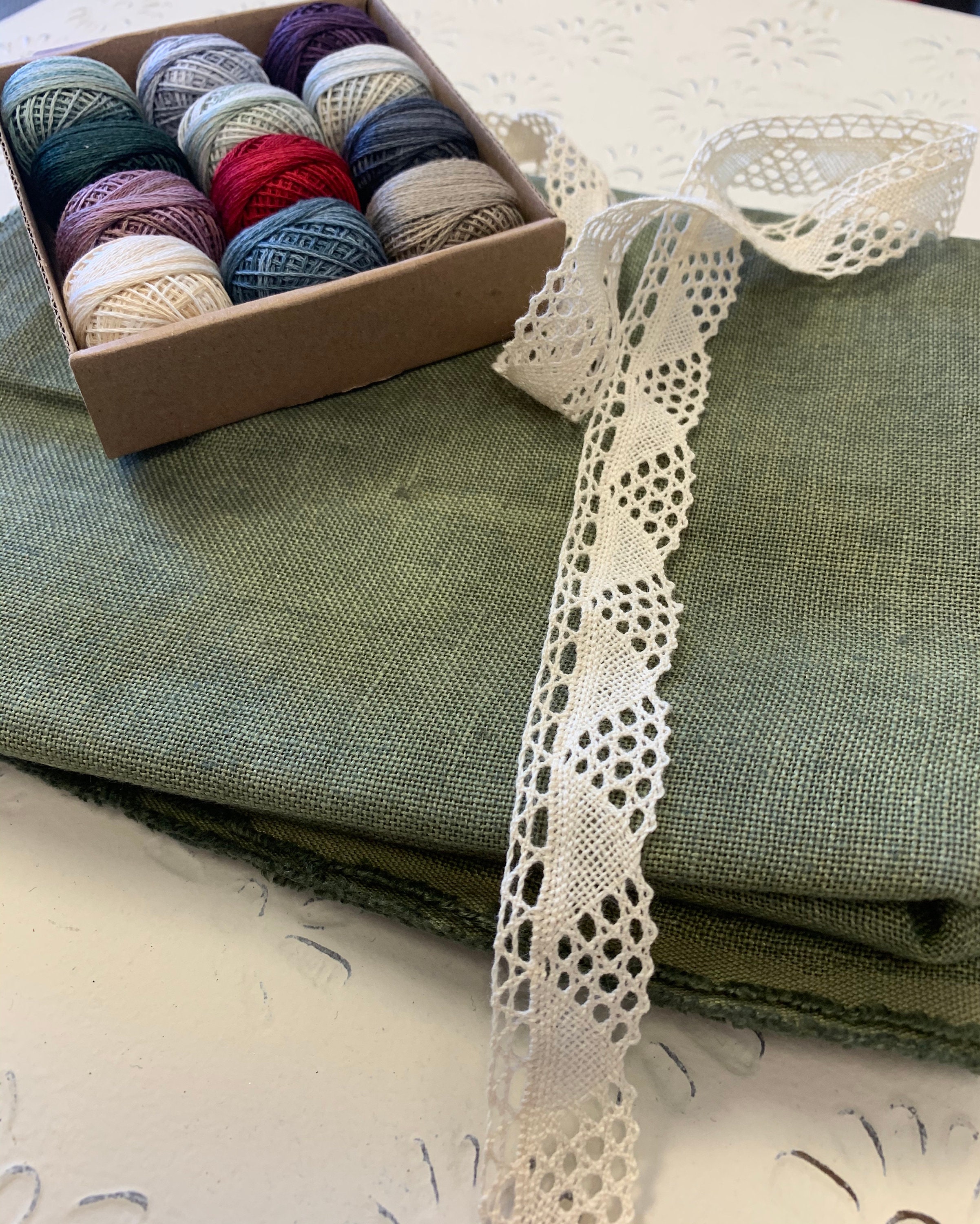 Kudzu 30ct Linen From Weeks Dye Works - Etsy