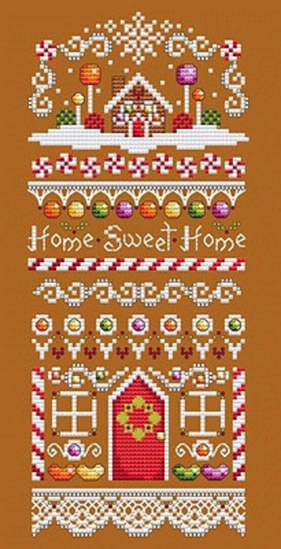 Home Sweet Home - Cross Stitch Chart - Shannon Christine - Etsy
