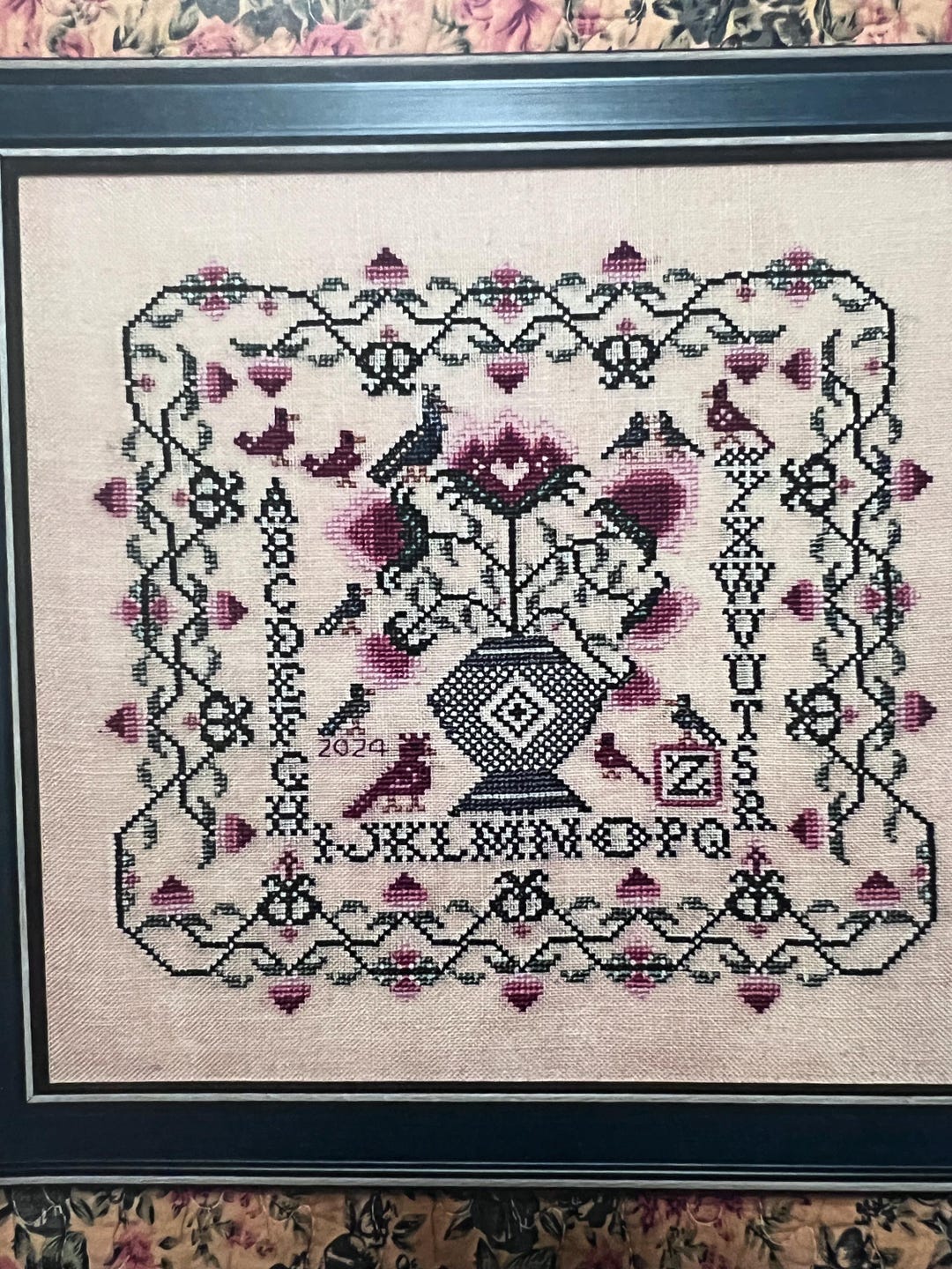 Larksworthy Sampler - Cross Stitch Chart by Rosewood Manor - Etsy
