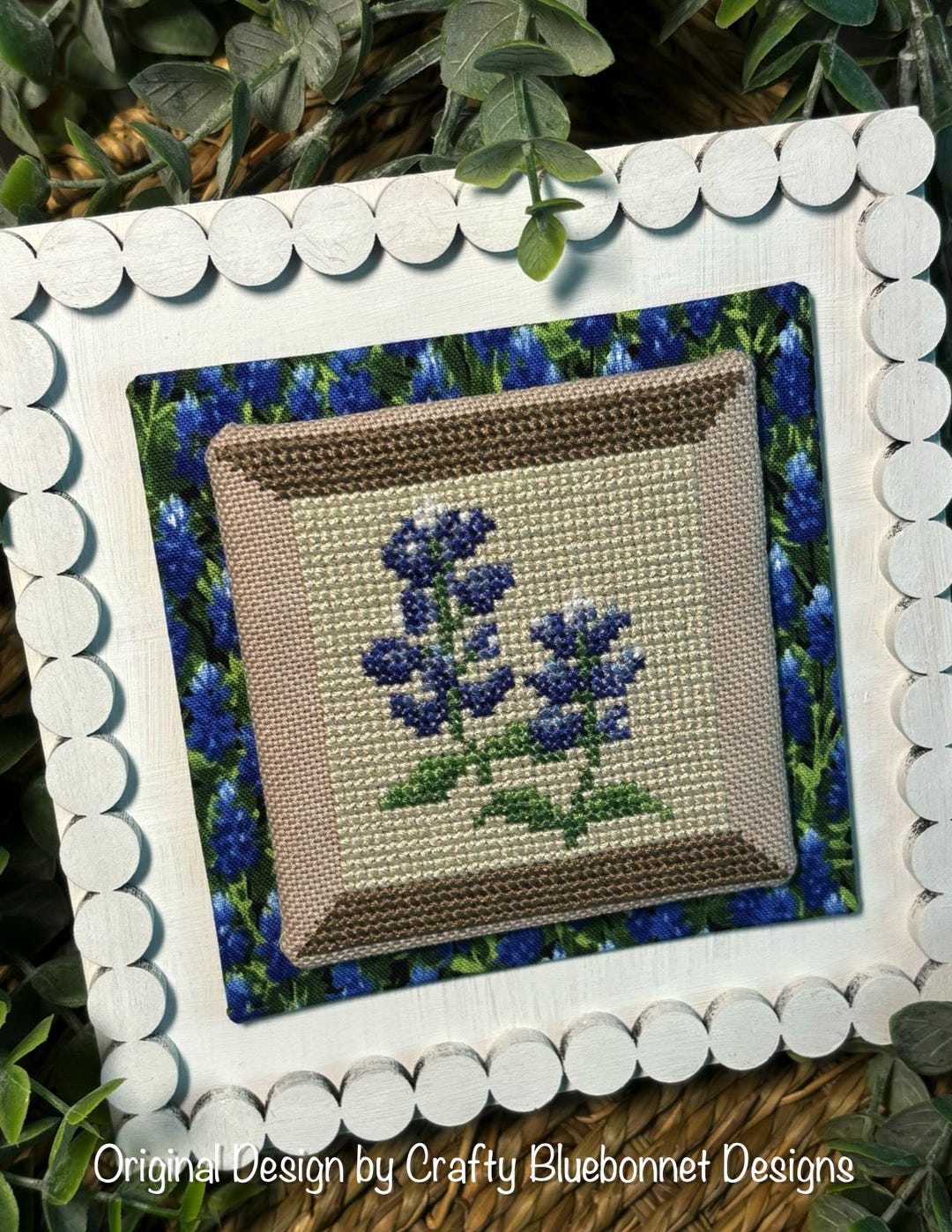 Bluebonnet Spool - Cross Stitch Chart by Crafty Bluebonnet - Etsy