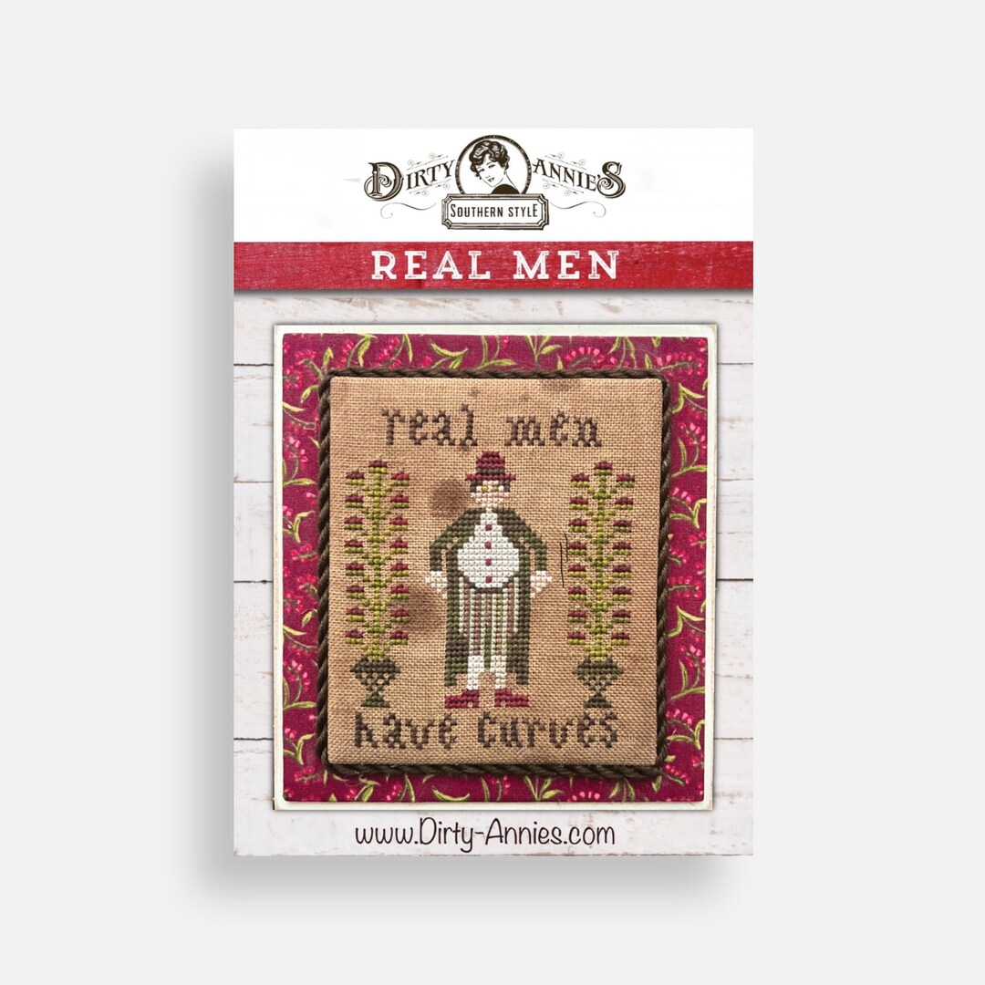 Real Men - Cross Stitch Chart by Dirty Annie - Etsy