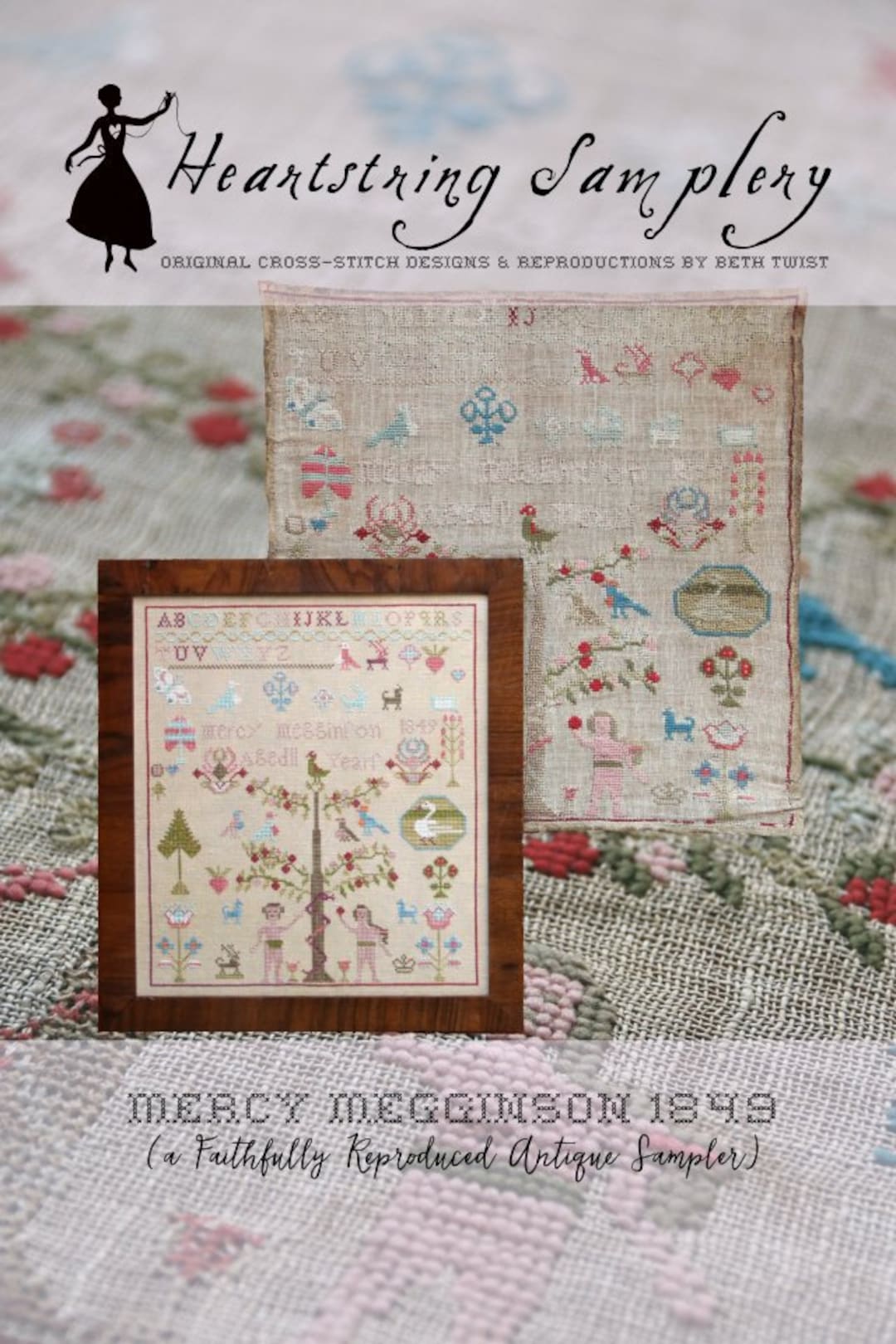 Mercy Megginson 1849 - Cross Stitch Chart by Heartstring Samplery - Etsy