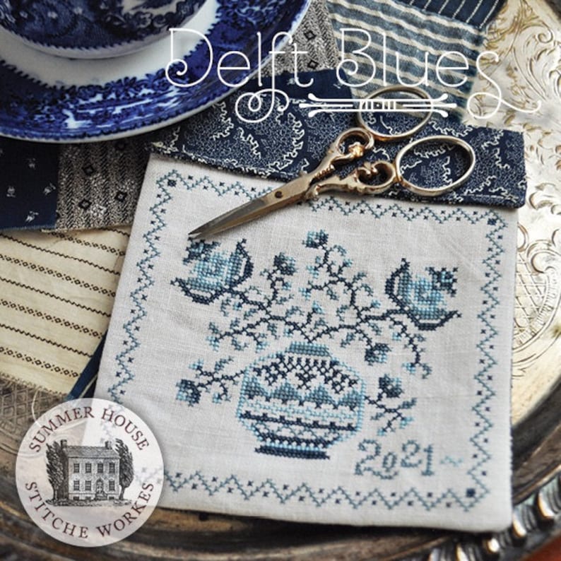 Delft Blues - Cross Stitch Pattern by Summer House - Etsy