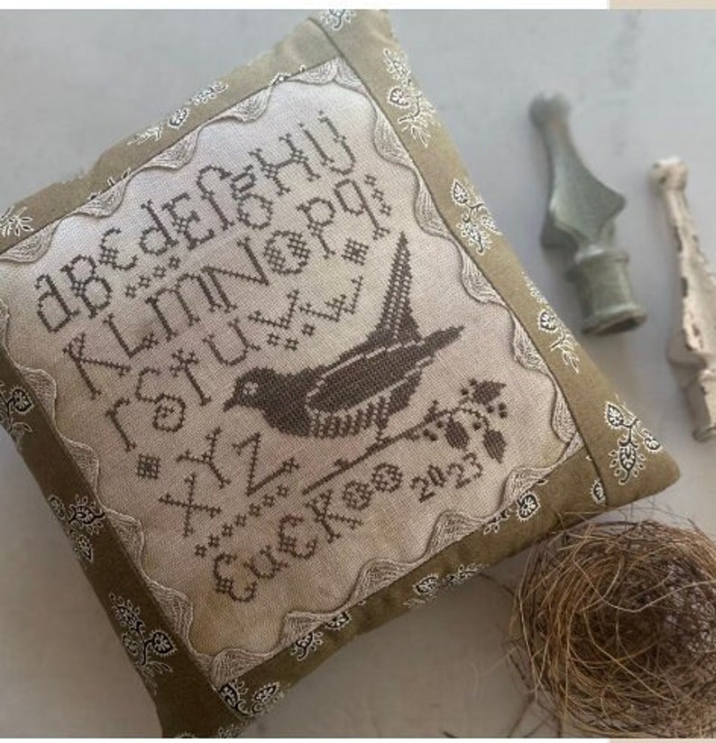 Cuckoo Bird Sampler - Cross Stitch Chart by Heart in Hand - Etsy
