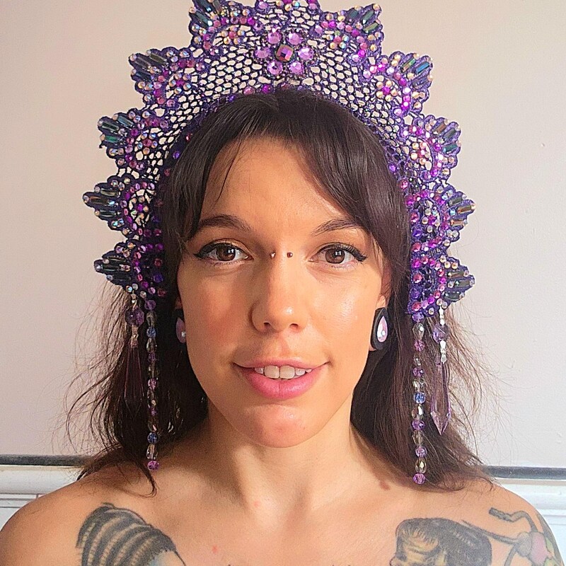 Purple Crown - Etsy