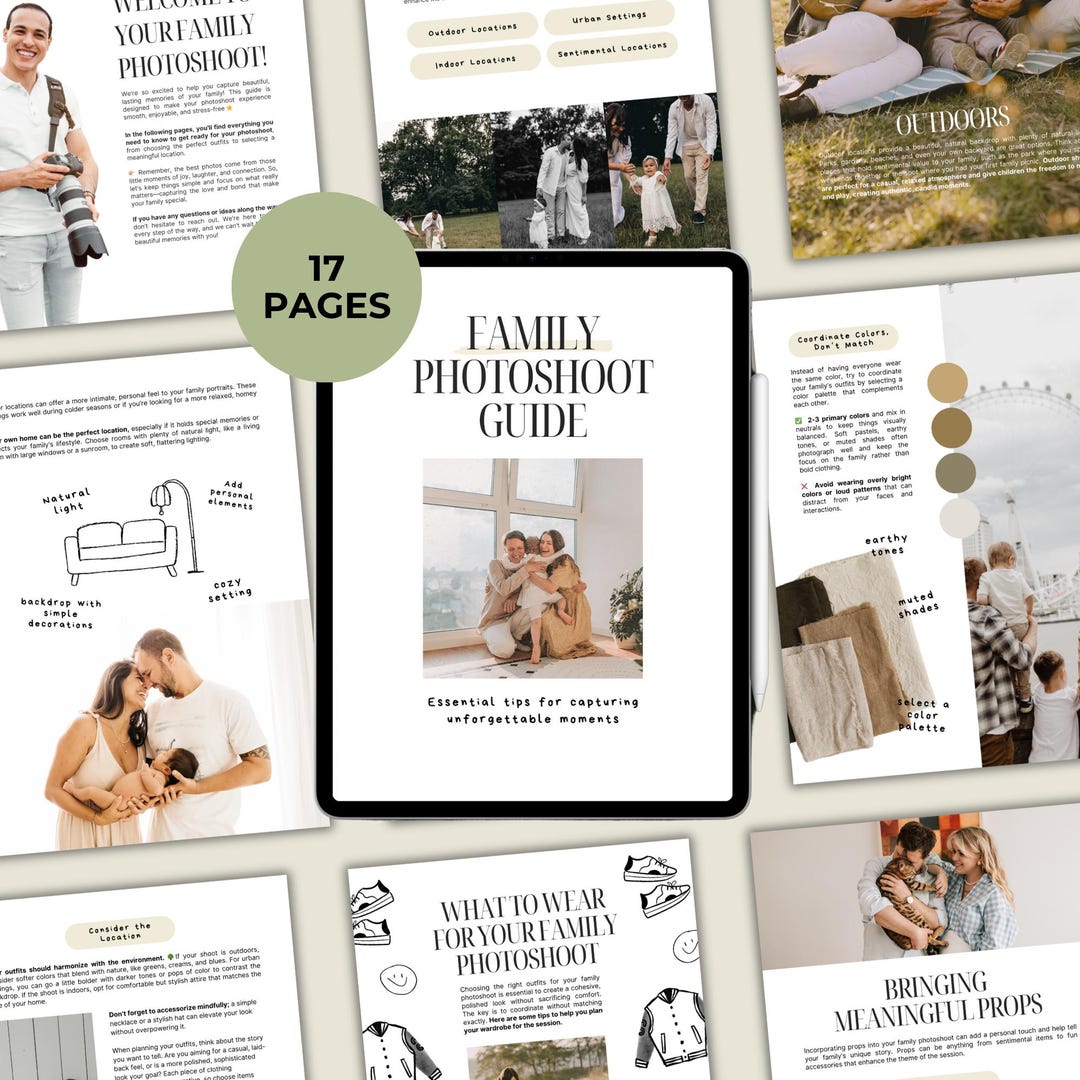 Photography Style Guide Template Canva, Digital Style Guide for ...