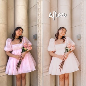 Coquette Aesthetic Lightroom Presets, Chic and Feminine Photo Filters ...