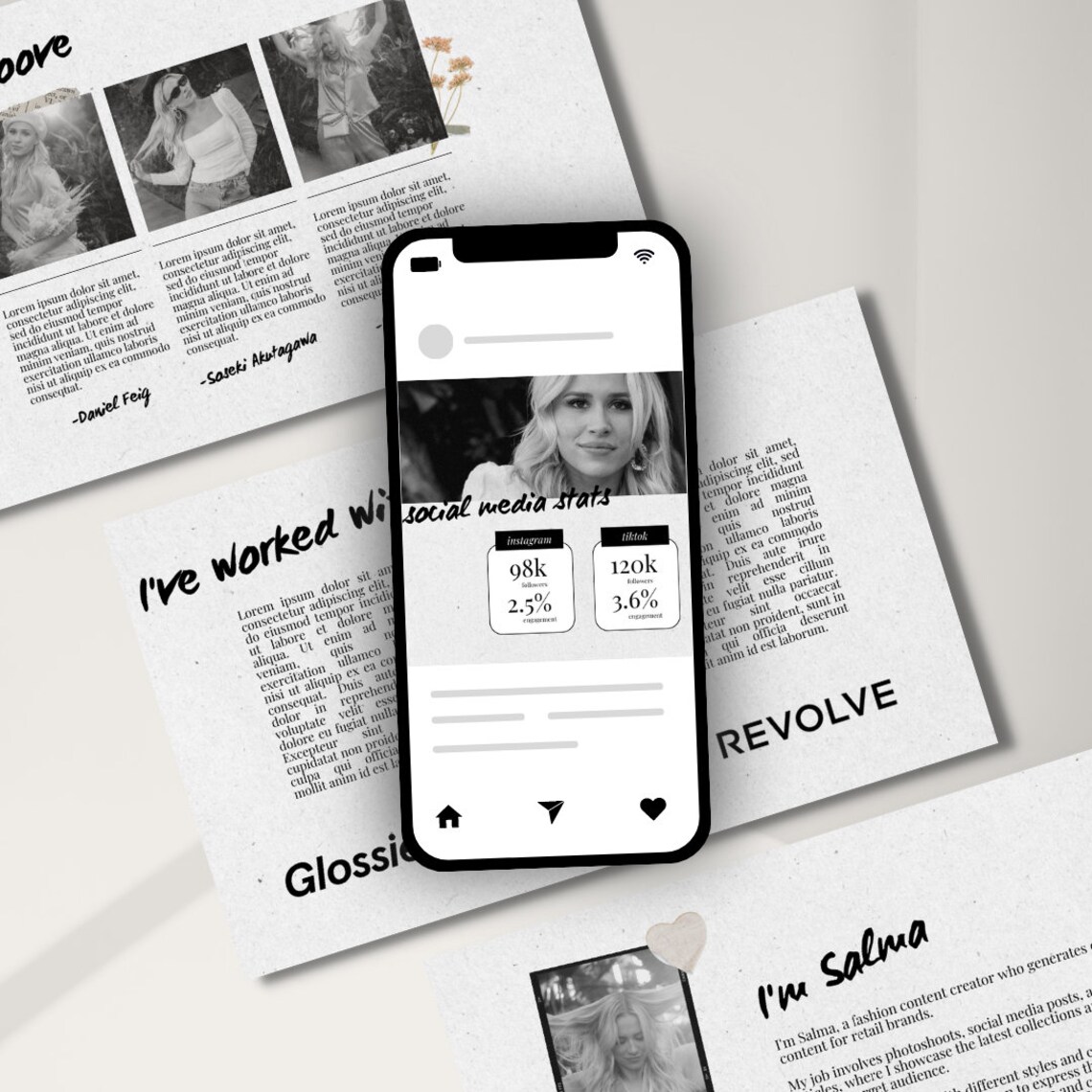 Editable UGC Portfolio Template for Canva,professional UGC Portfolio ...