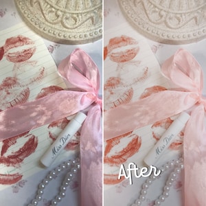 Coquette Aesthetic Lightroom Presets, Chic and Feminine Photo Filters ...