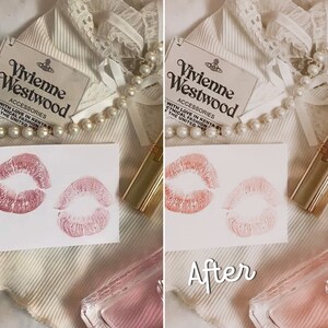 Coquette Aesthetic Lightroom Presets, Chic and Feminine Photo Filters ...