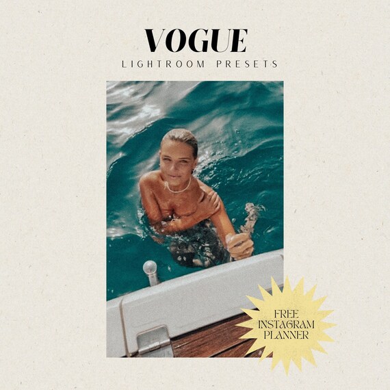 Vogue Lightroom Mobile & Desktop PresetFashion LuxeFancy | Etsy España
