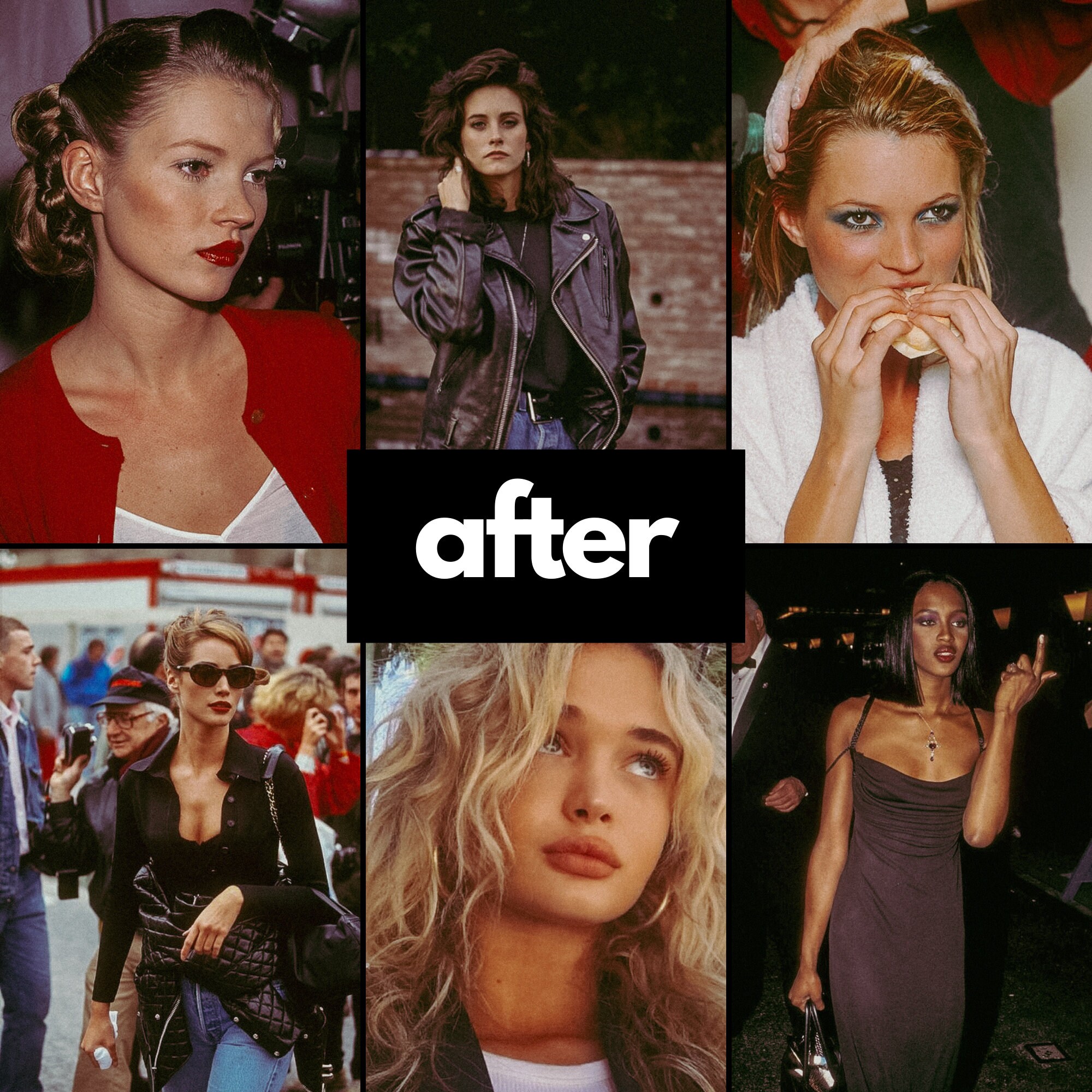 5 1990 Mobile Lightroom Presets,vintage Aesthetic Filters,35mm Preset ...
