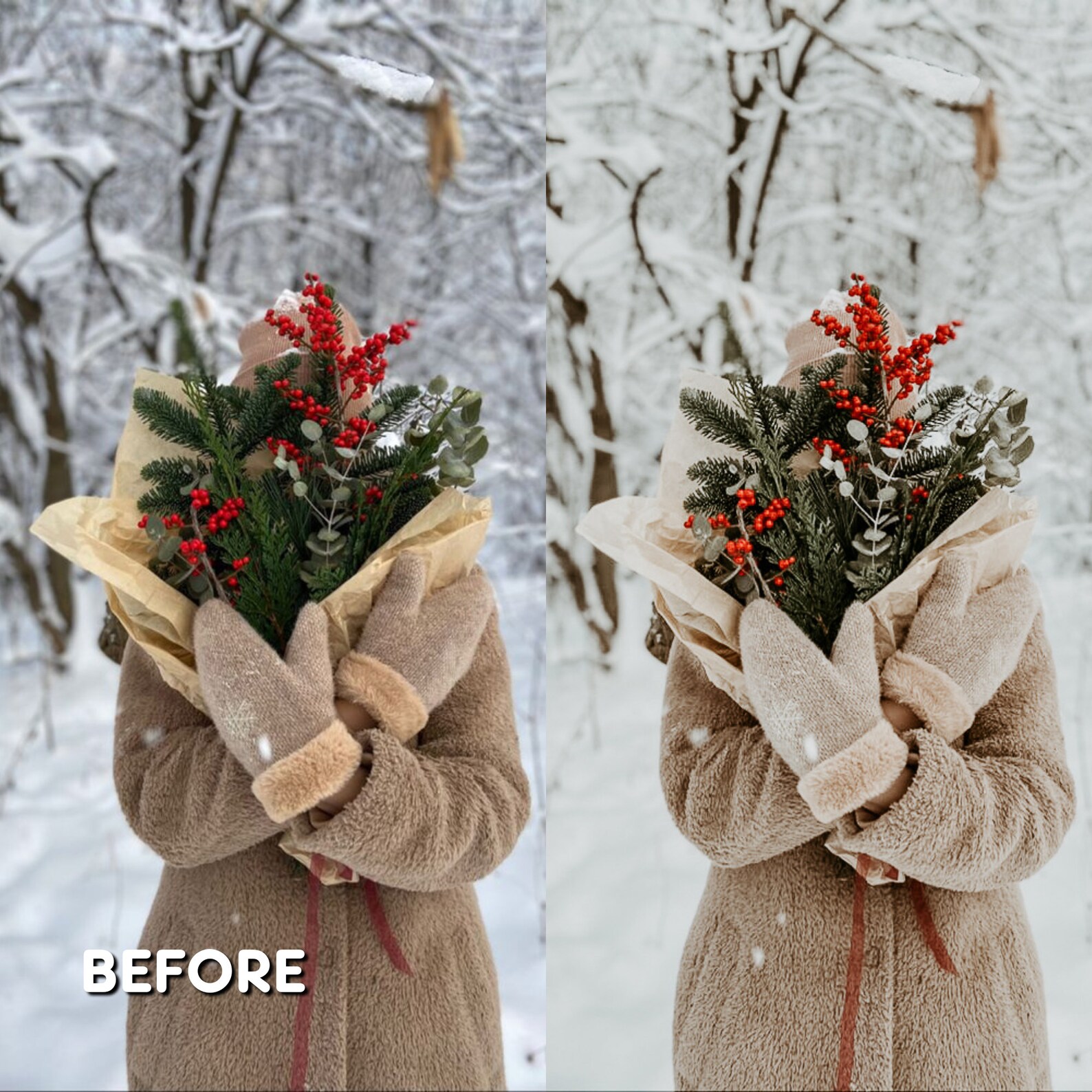 10 Winter Lightroom Presets for Mobile and Desktop | Winter Photo ...