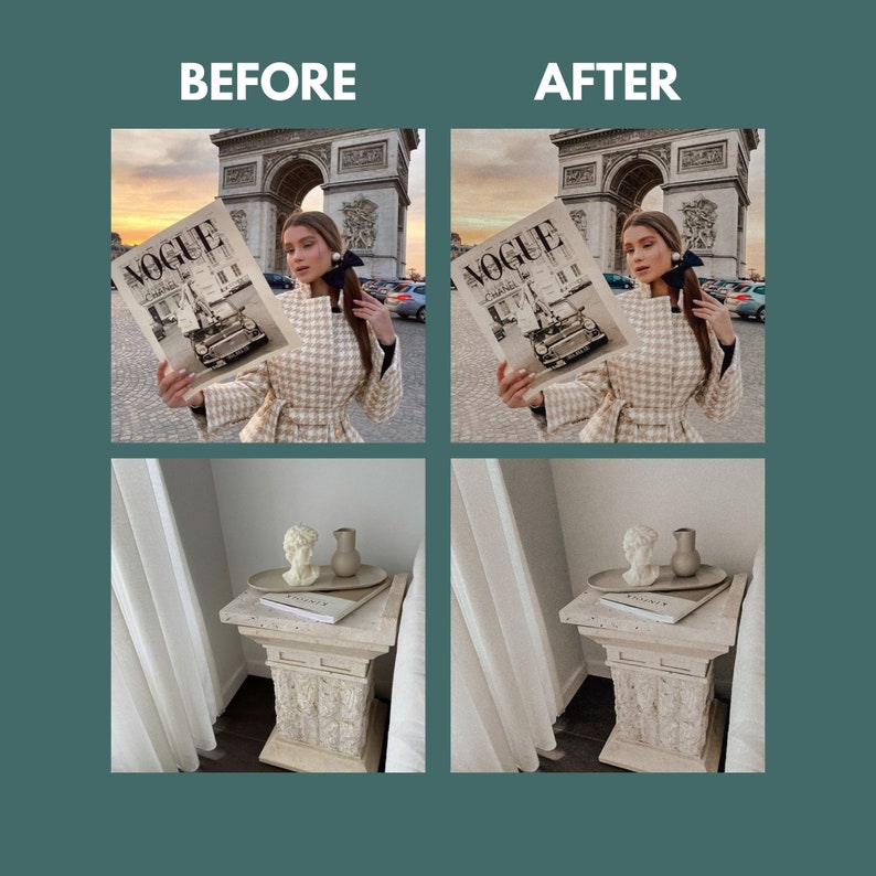 Vogue Lightroom Mobile & Desktop PresetFashion LuxeFancy | Etsy España