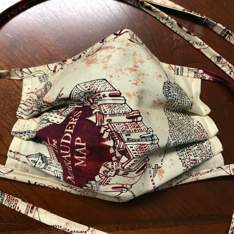 Marauders Map Mask - Etsy