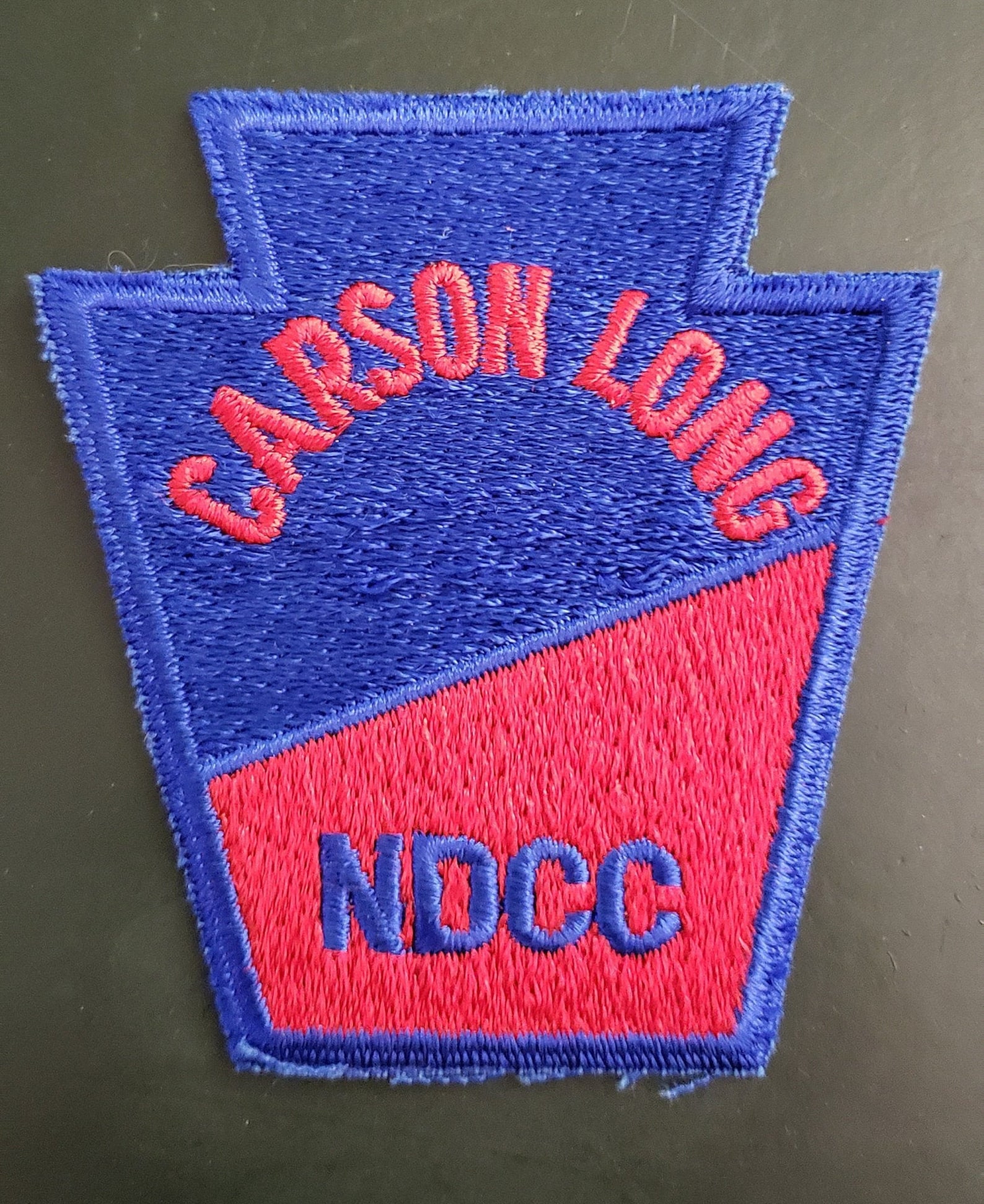 Qty 2 Carson Long Military Academy Shoulder Patches one Color One ...