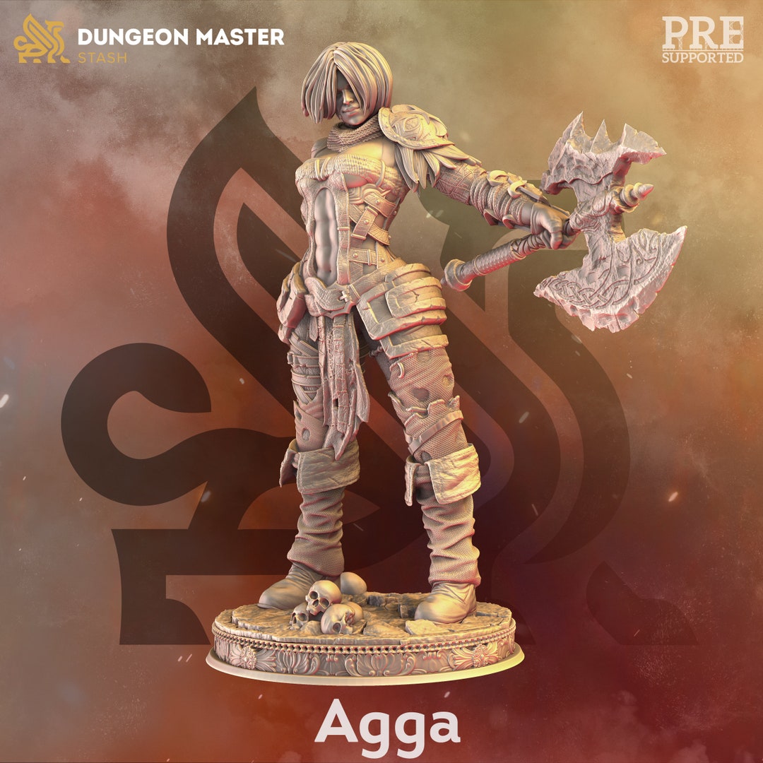 Agga Eyes-like-eagle - Goliath Barbarian & Ranger - 32mm/75mm - DM ...