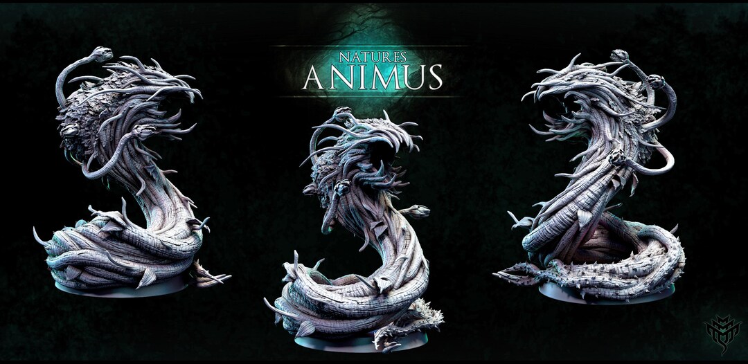 Briar Serpent - 50mm Base Mini - 89mm Tall - Mini Monster Mayhem ...