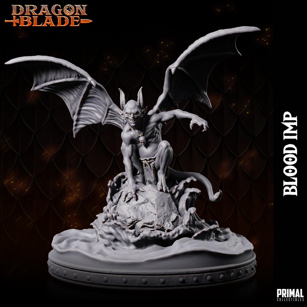 Blood Imp - 3 Pose Options - 32mm/75mm Scale Mini - Primal Collectables ...