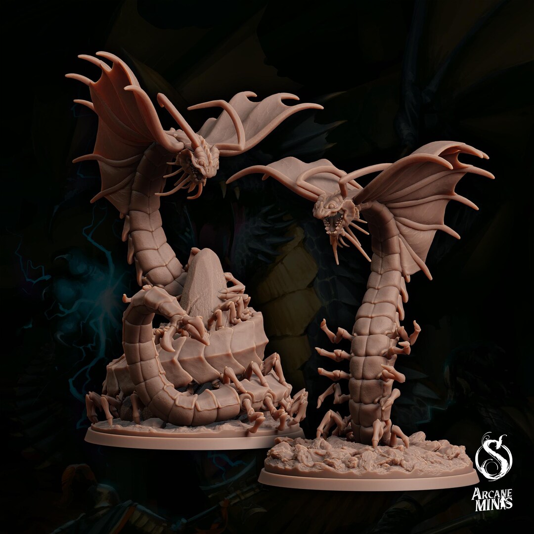 Terrazhor 75mm Base Minis Monster Mini 2 Options Arcane Minis Dnd Minis ...