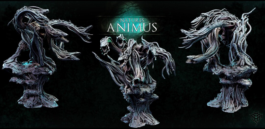 Timber Hydra - 50-75mm Base - Fey Hydra - Mini Monster Mayhem - Natures ...