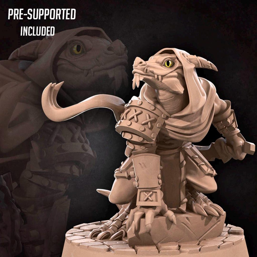 Kobold Rogue - 25mm Base Mini - Kobolds - Bite the Bullet - Dnd Mini ...