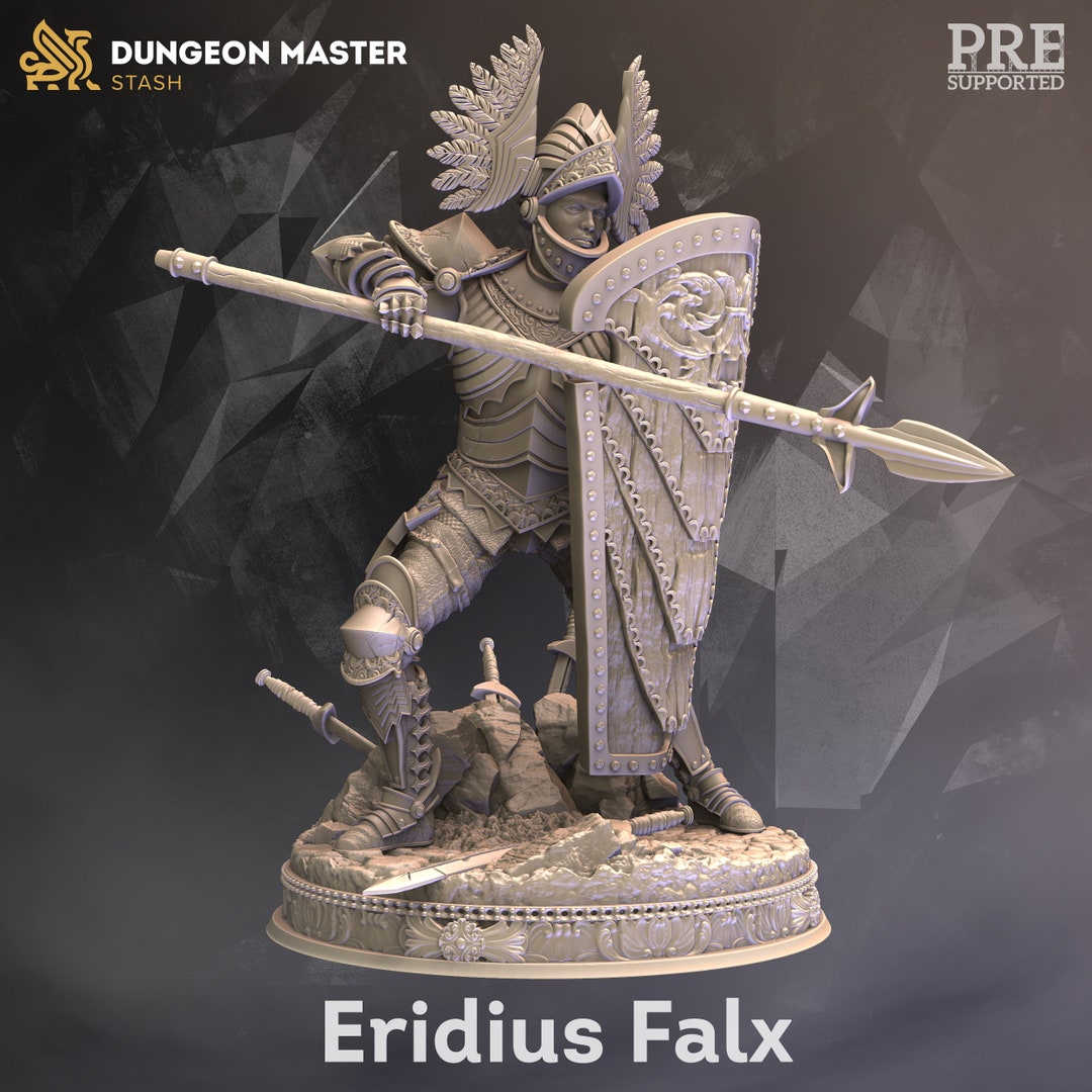 Eridius Falx Tower Guard 3D Printed Resin Model Dnd 5e Tabletop Mini ...