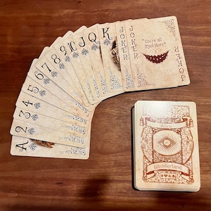 ALICE in Wonderland DECK of CARDS - Etsy