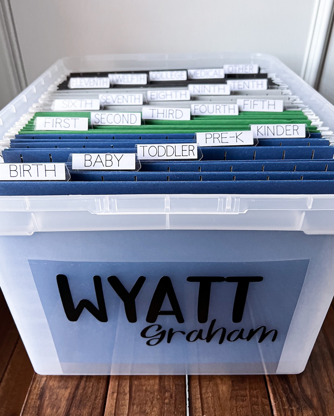 DIY Memory Box Kit | File Folder Kit | Keepsake Folders | Keepsake Tabs ...