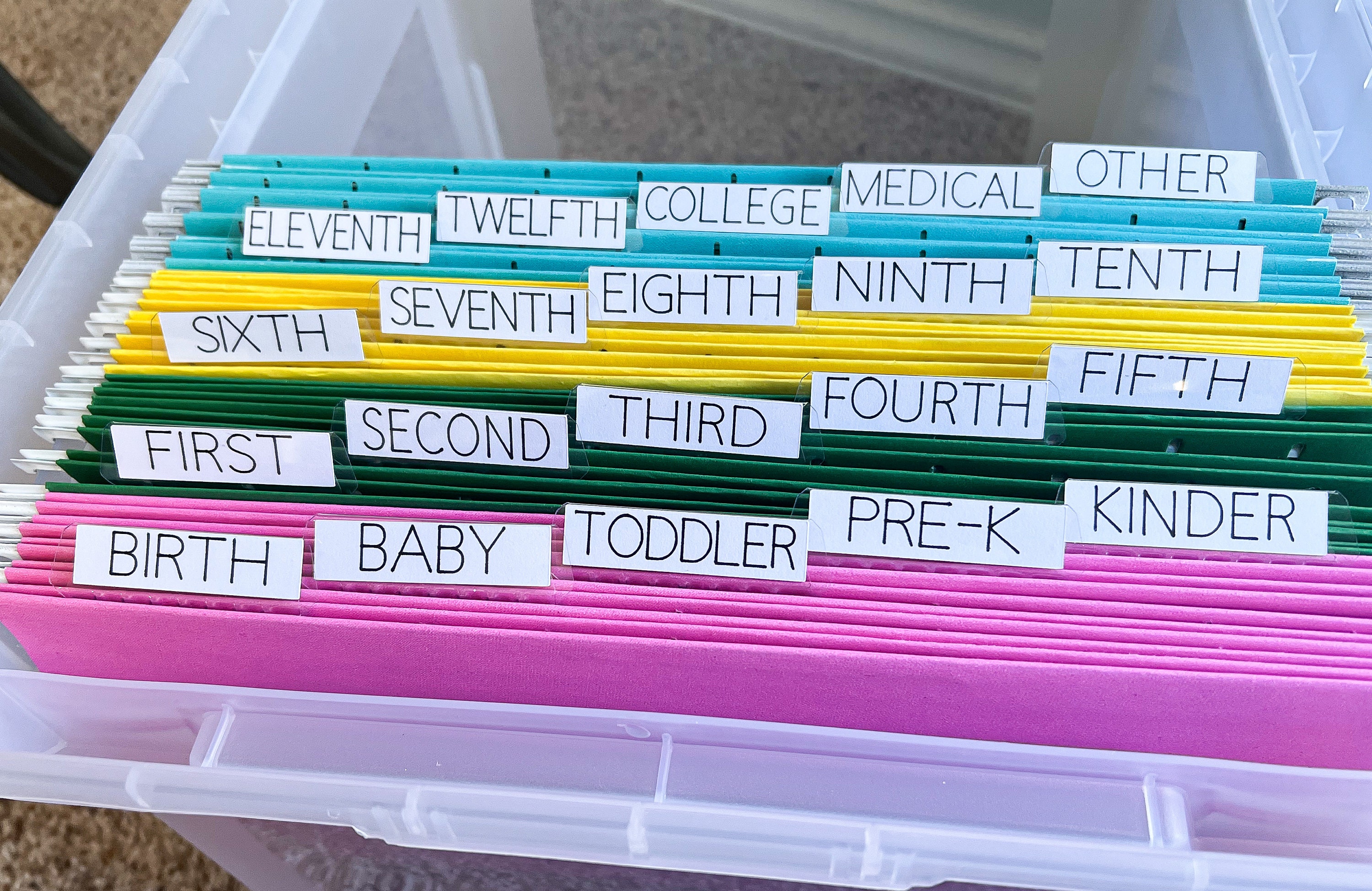 DIY Memory Box Kit | File Folder Kit | Keepsake Folders | Keepsake Tabs ...