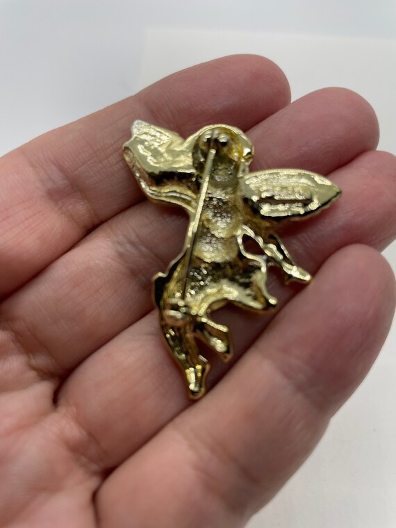 Vintage AJC signed angel pin - Gem