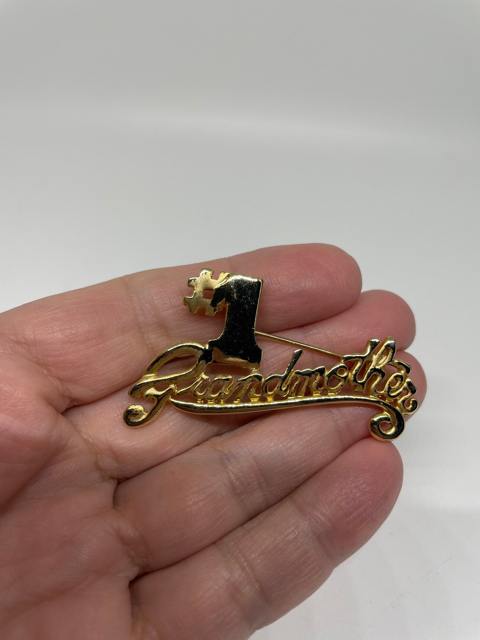 Vintage 1 Grandmother Pin - Etsy