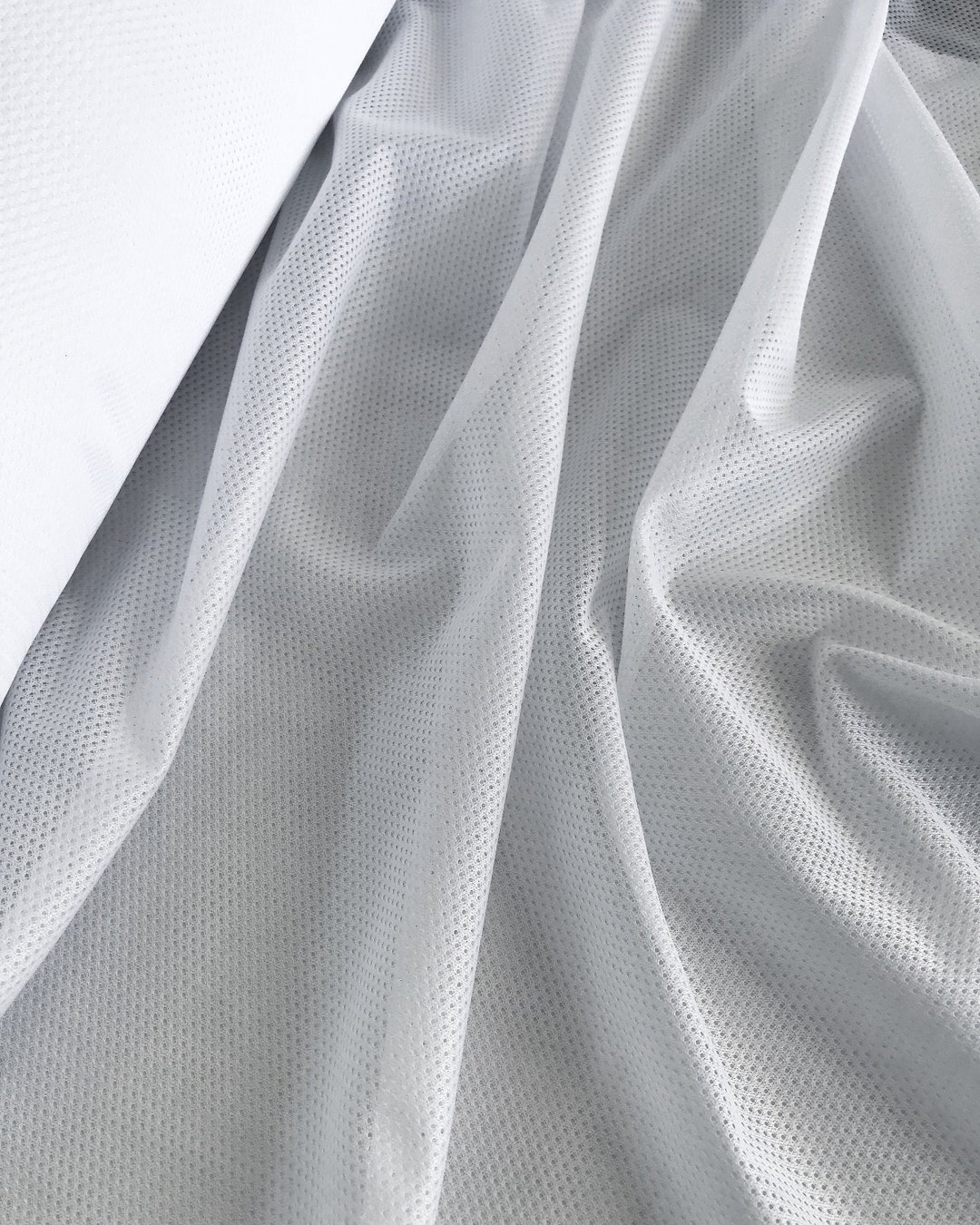 White Mesh Sports Fabric - Etsy