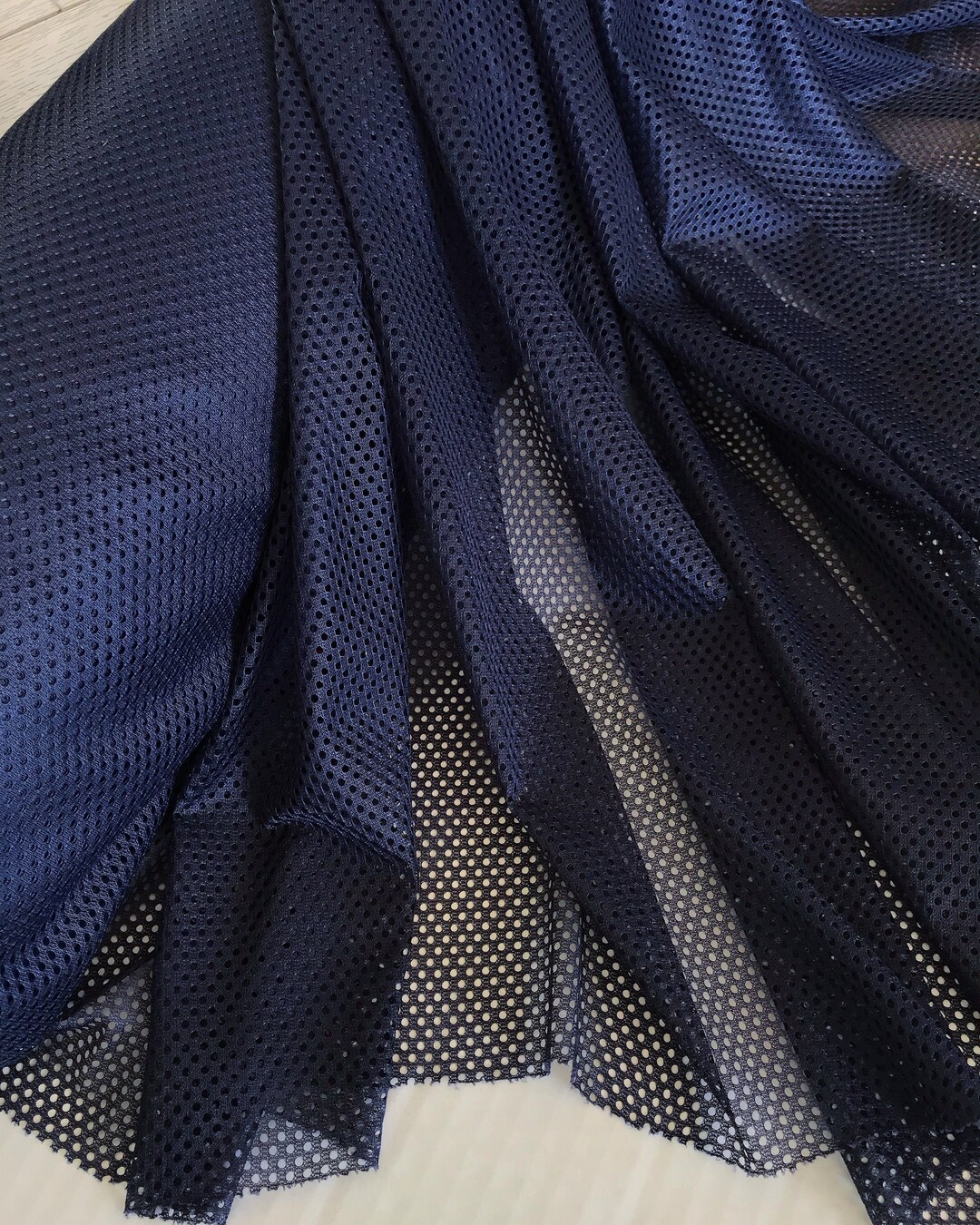 Navy Blue Sports Mesh Fabric - Etsy