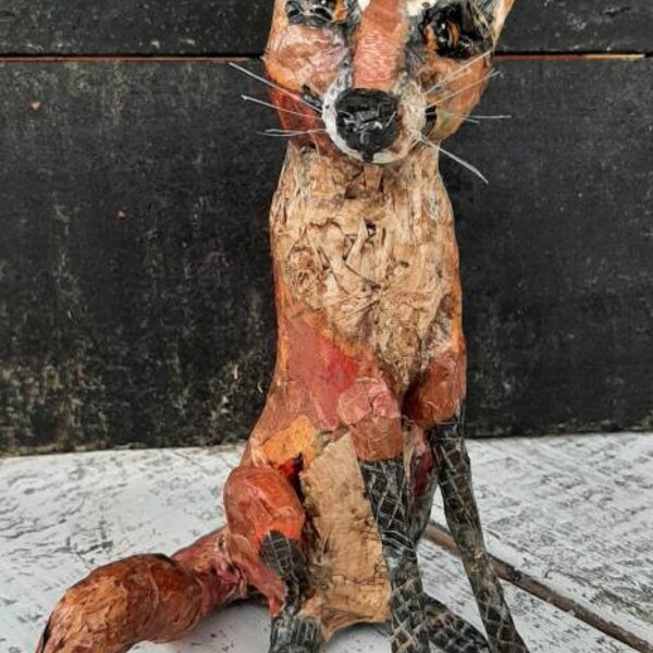 Fox Garden Sculpture - Etsy