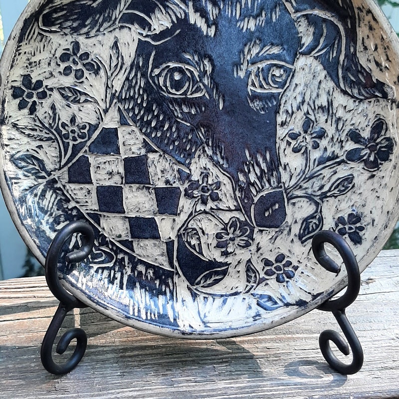 Sgraffito Pottery - Etsy