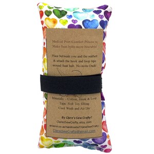 Small 6" Medical Port Pillow Cushion for Car Seatbelt Portacath Stoma ...