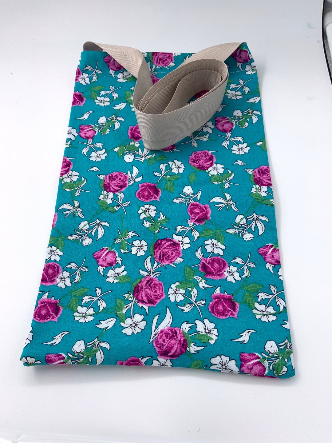 Roses Lined Cotton Syringe Driver Bag Approx 11.5x 6.5 - Etsy