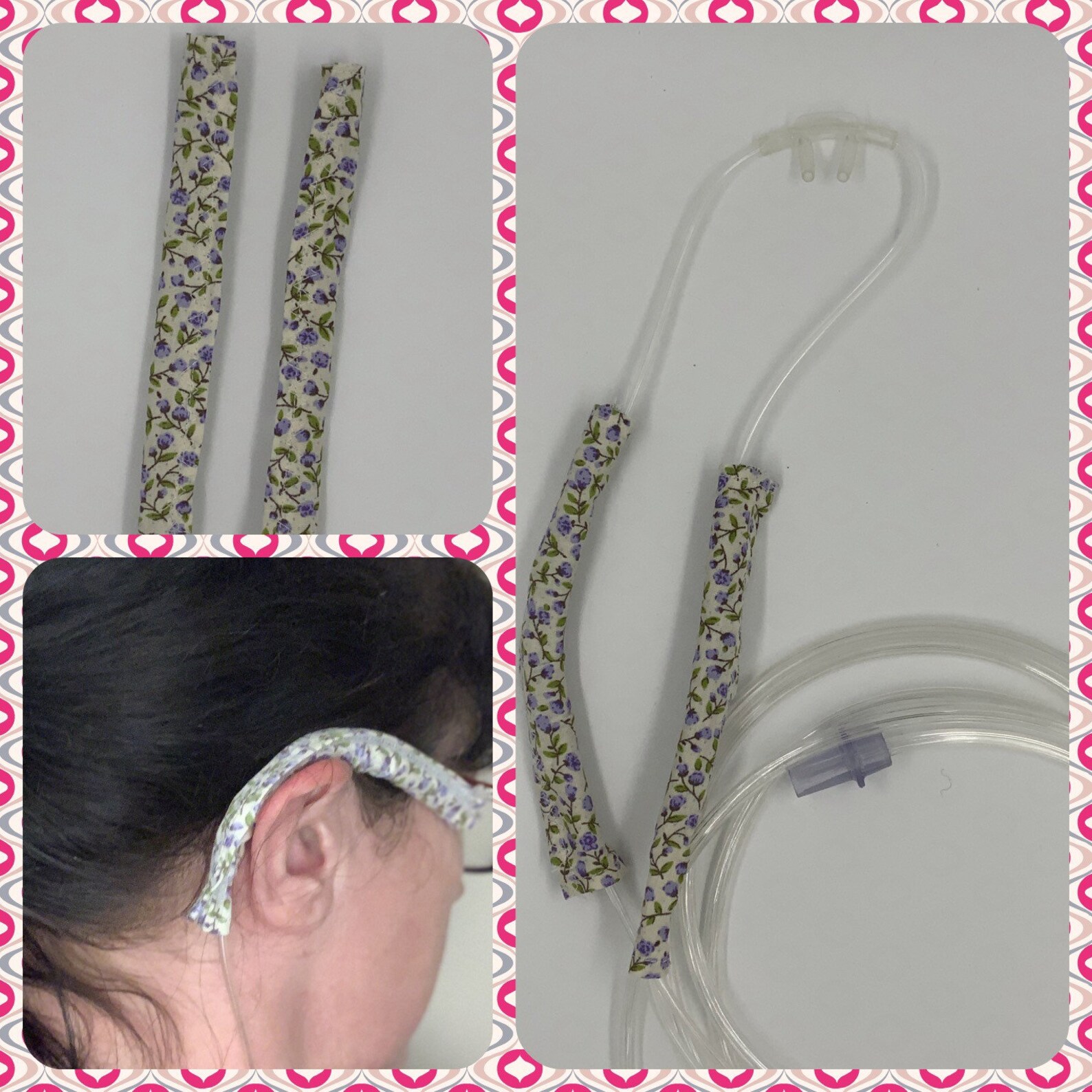 1x Pair Nasal Spec O2 Oxygen Cannula Over Ear Wrap Covers ONLY - Etsy UK